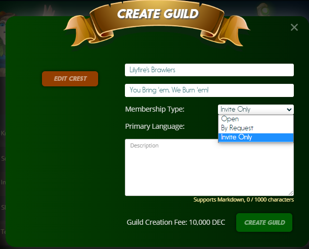 How to Create a Guild – Splinterlands